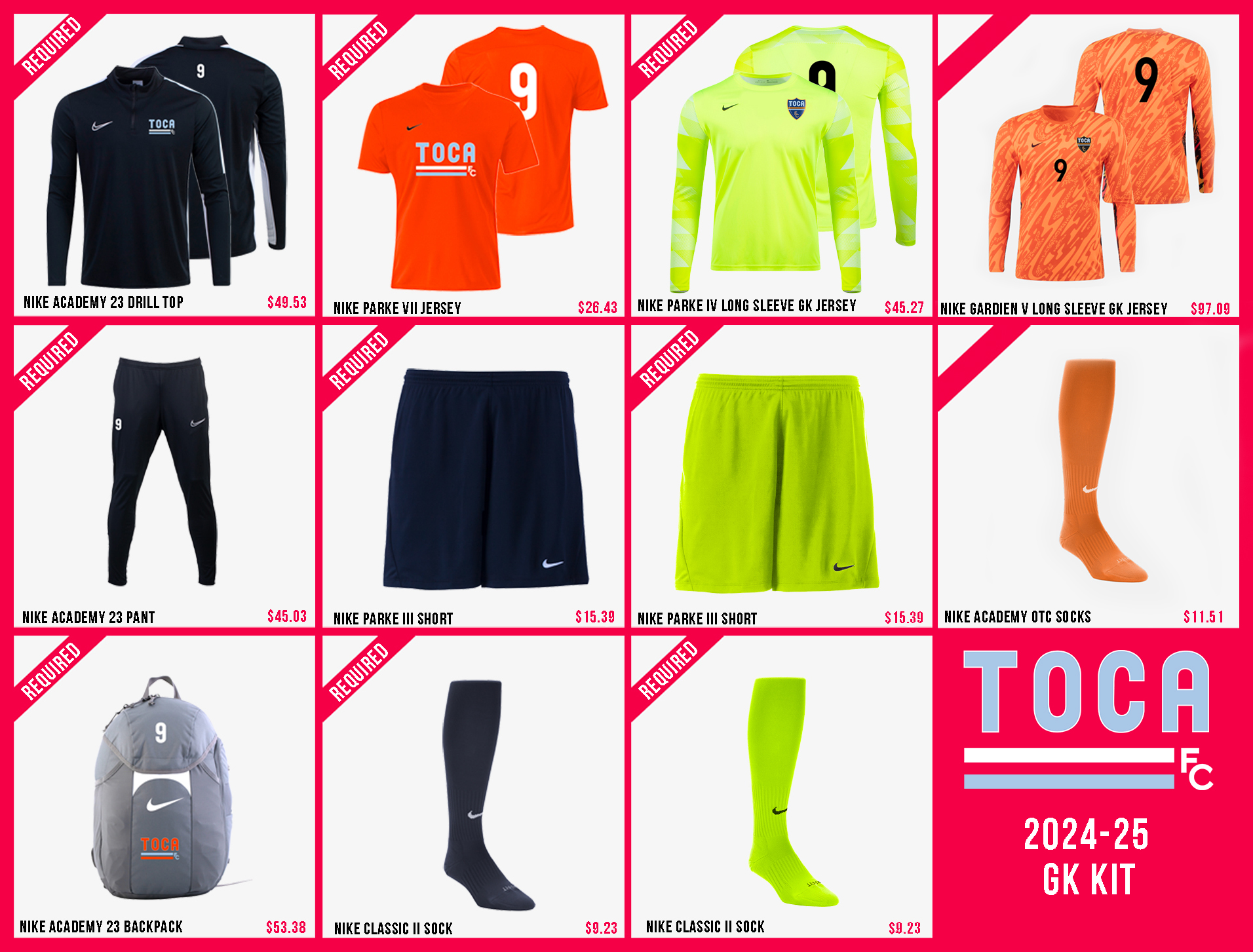 UNIFORMS - Toca FC