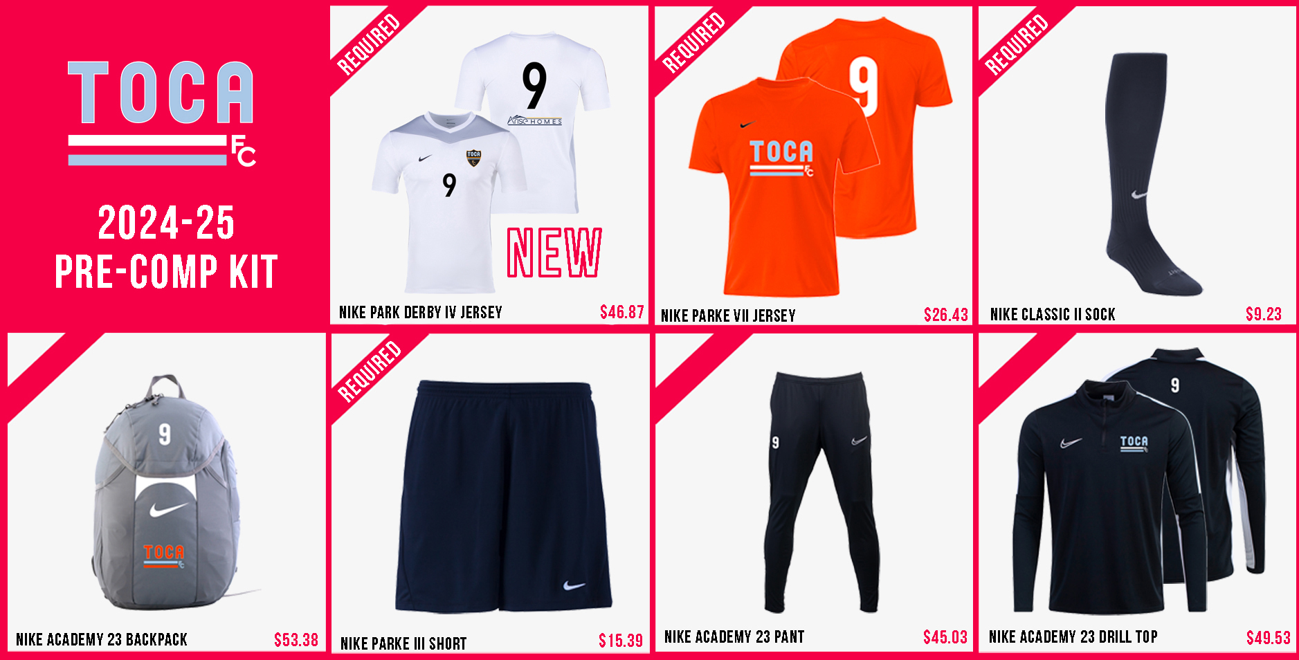 UNIFORMS - Toca FC